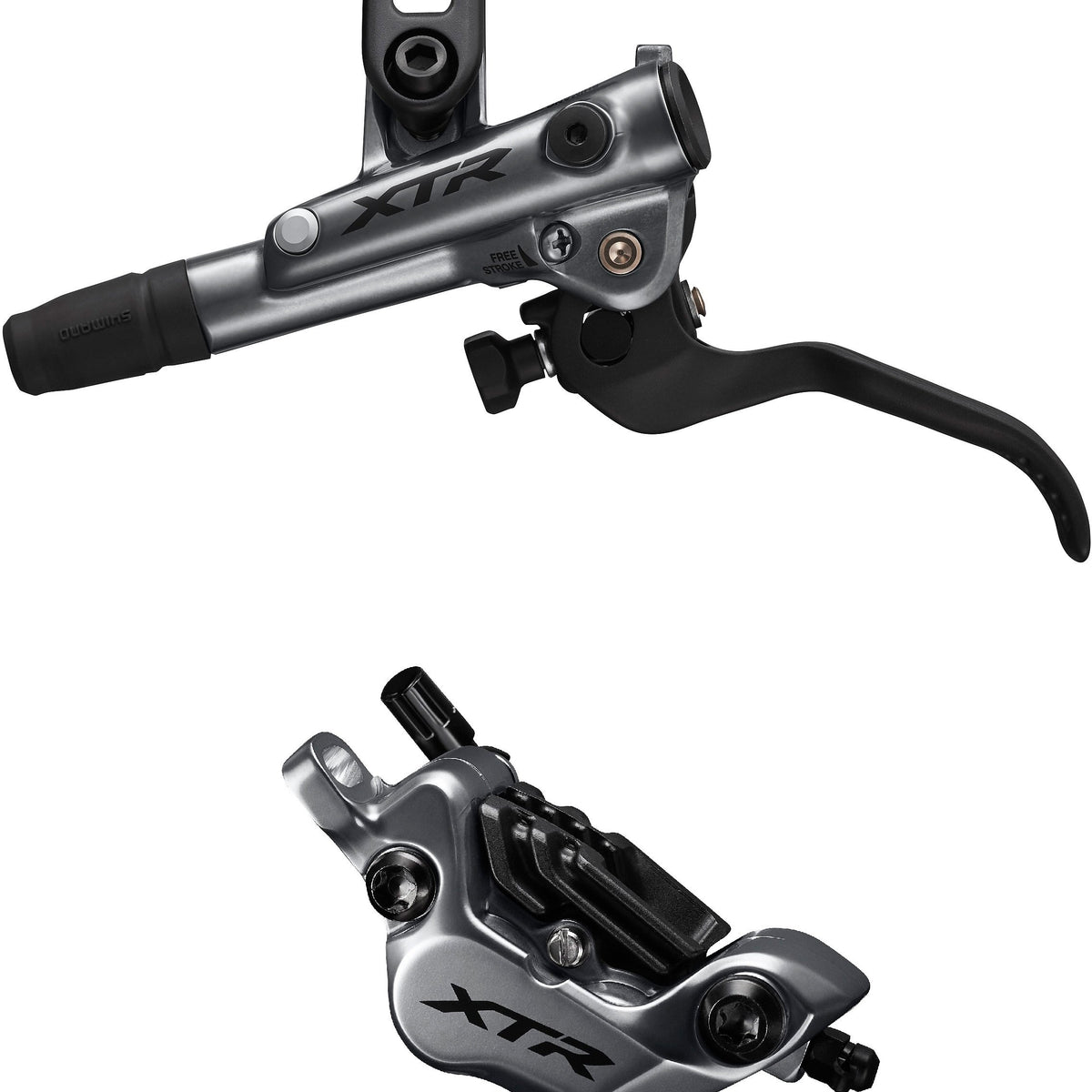 Shimano BR-M9120 XTR bled I-spec-EV ready brake lever/Post mount 4 pot ...